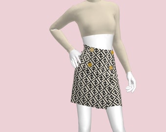 Wrap Mini Skirt Sewing Pattern - Etsy