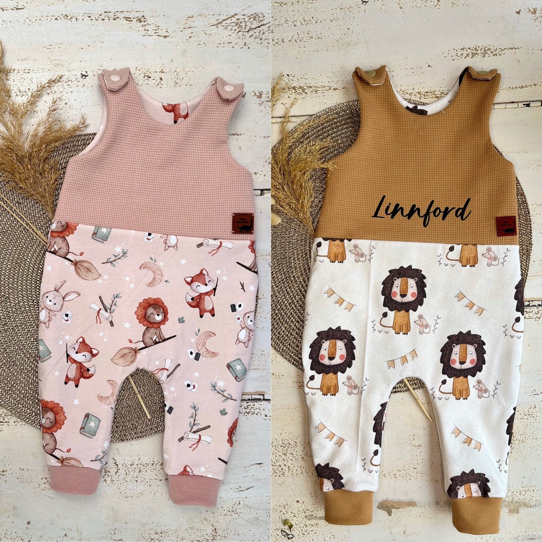 Strampler in verschiedenen Farben/Mustern mit Name möglich - Etsy.de