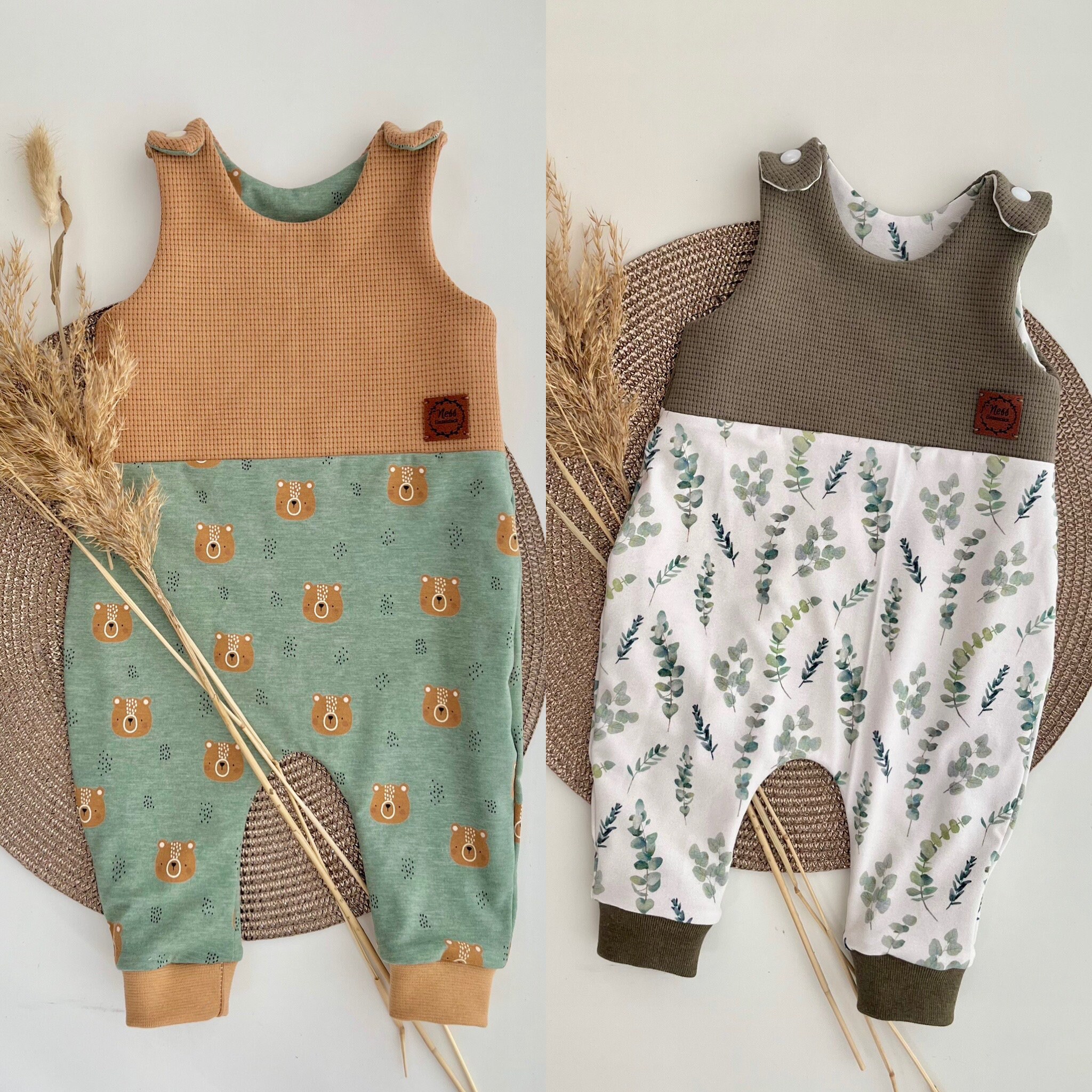 Strampler in verschiedenen Farben/Mustern mit Name möglich - Etsy.de