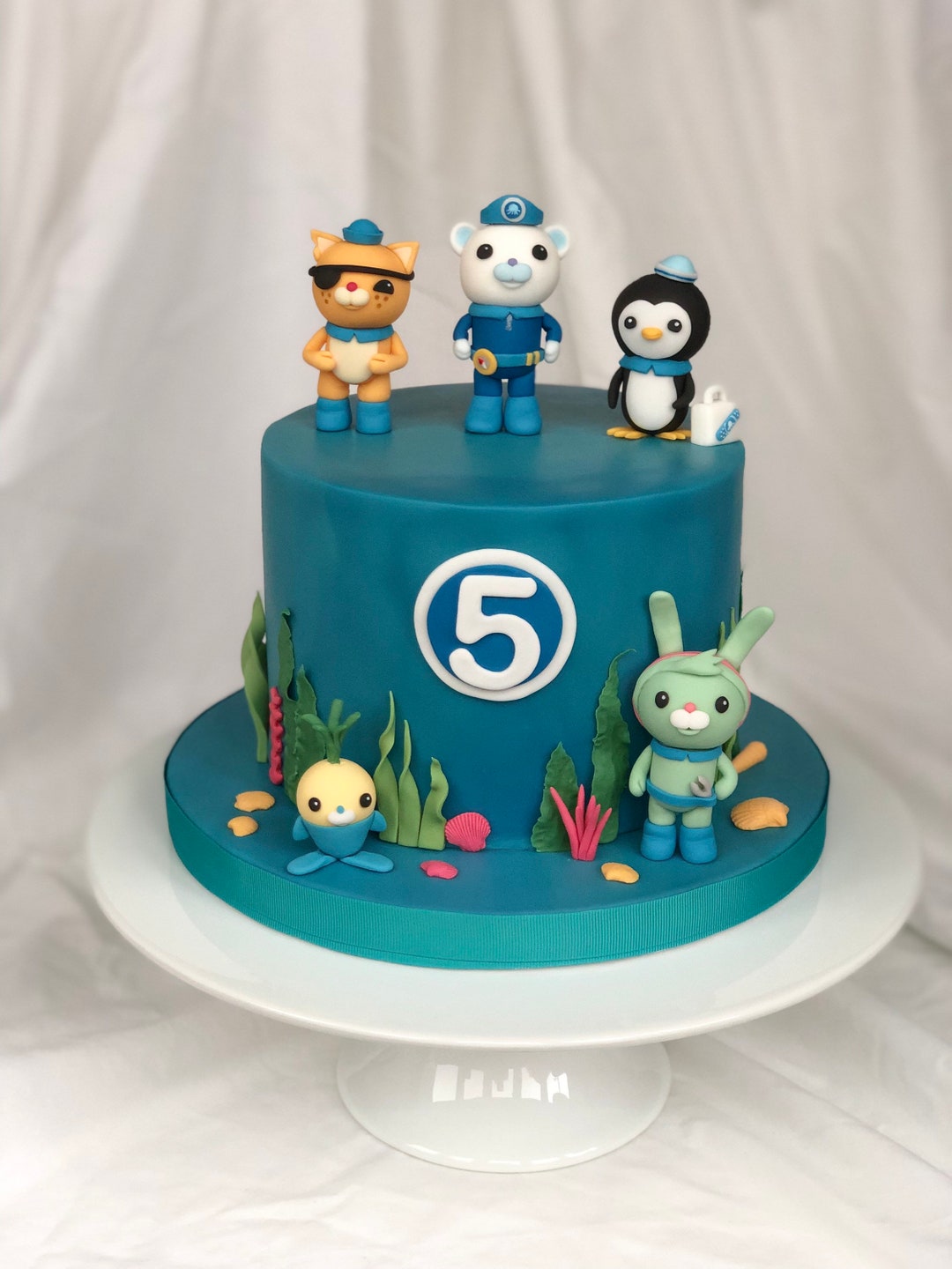 Octonauts Inspired Edible Cake Toppers Models - Set of 2, 3, 4 or 5 ...