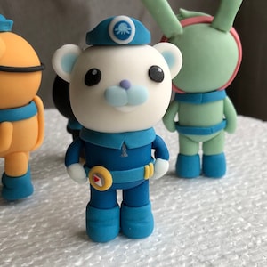 Octonauts Inspired Edible Cake Toppers Models - Set of 2, 3, 4 or 5 ...