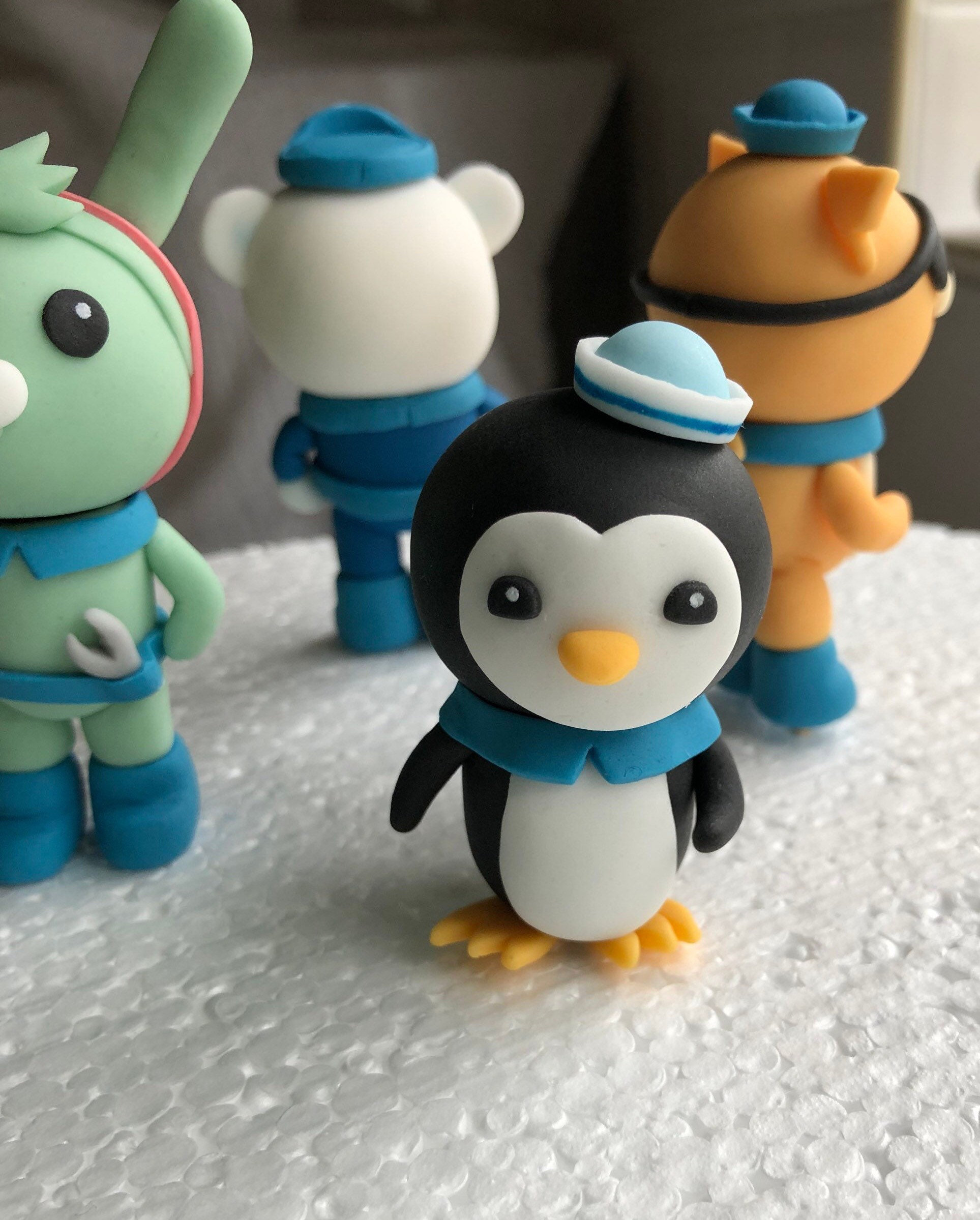 Octonauts Inspired Edible Cake Toppers Models - Set of 2, 3, 4 or 5 ...