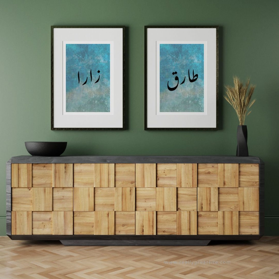 Customisable Arabic Name Posters Arabic Digital Download Printable Art ...