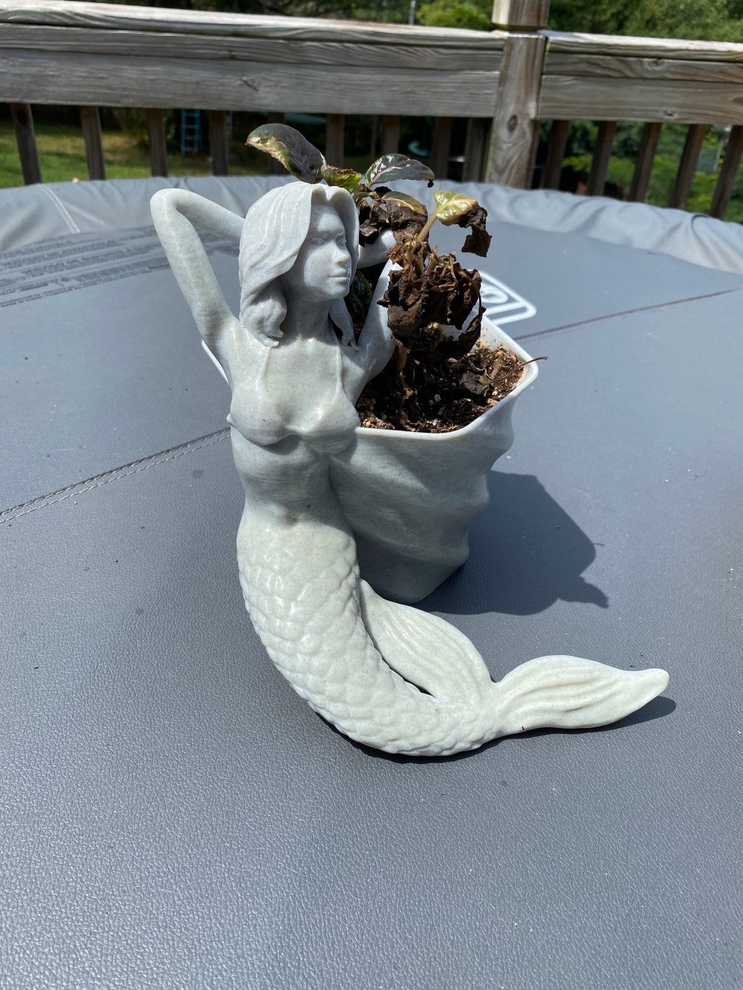 Mermaid Planter - Etsy
