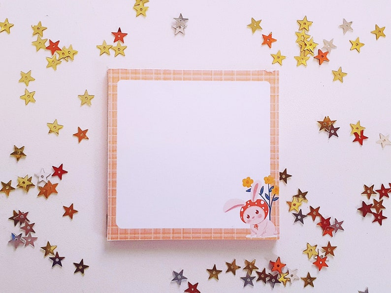 Cute Memo Pads Handmade Memo Pads Kawaii Memo Pad - Etsy