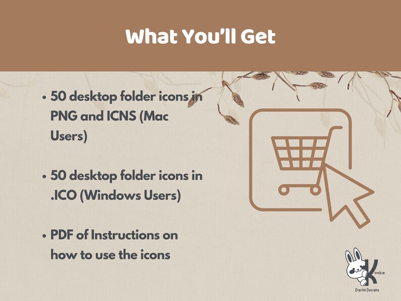 Retro Desktop Folder Icons: Mac & Windows (50 PNG, ICNS, ICO) (digital ...