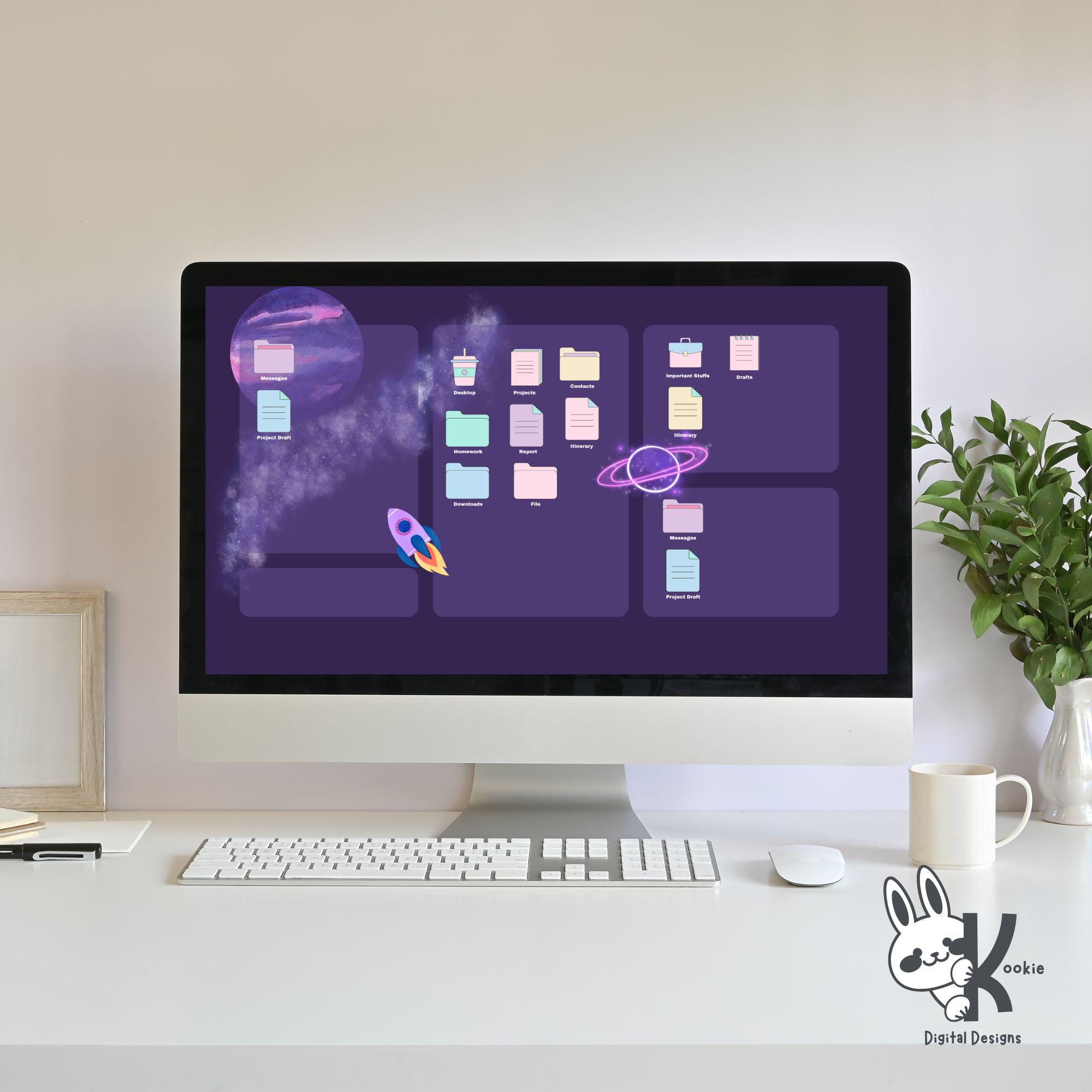 130 Colorful Desktop Icons, Mac and Windows (digital Download) - Etsy