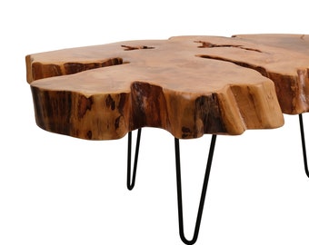 Alder Wood Coffee Table - Etsy