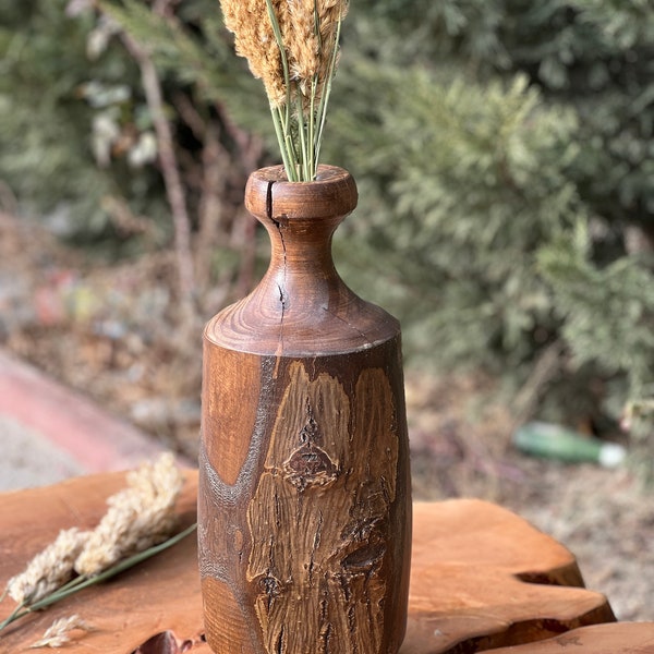 Wooden Vase - Etsy