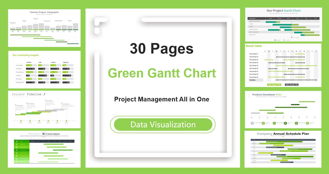 Project Management Template | PPT Dashboard | Project Tracker | Project ...