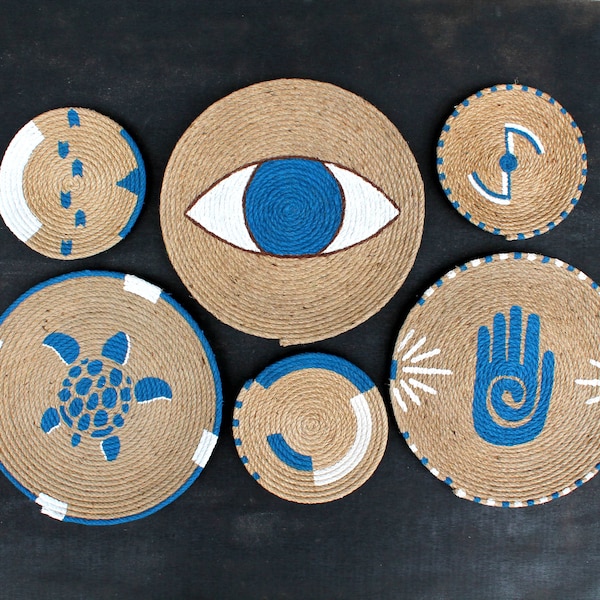 African Painted Plates - Etsy