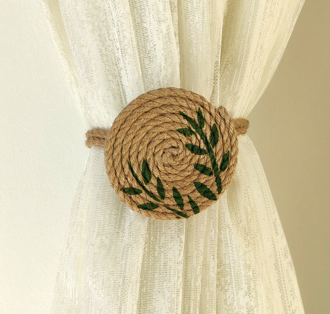 Curtain Holder, Curtain Holder Wrap Around, Curtain Holdbacks, Handmade ...