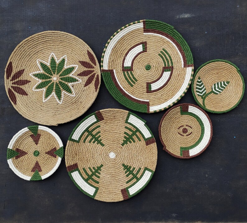 African Wall Basket, Wall Basket, Wall Decors, Wall Art, Handmade Wall ...