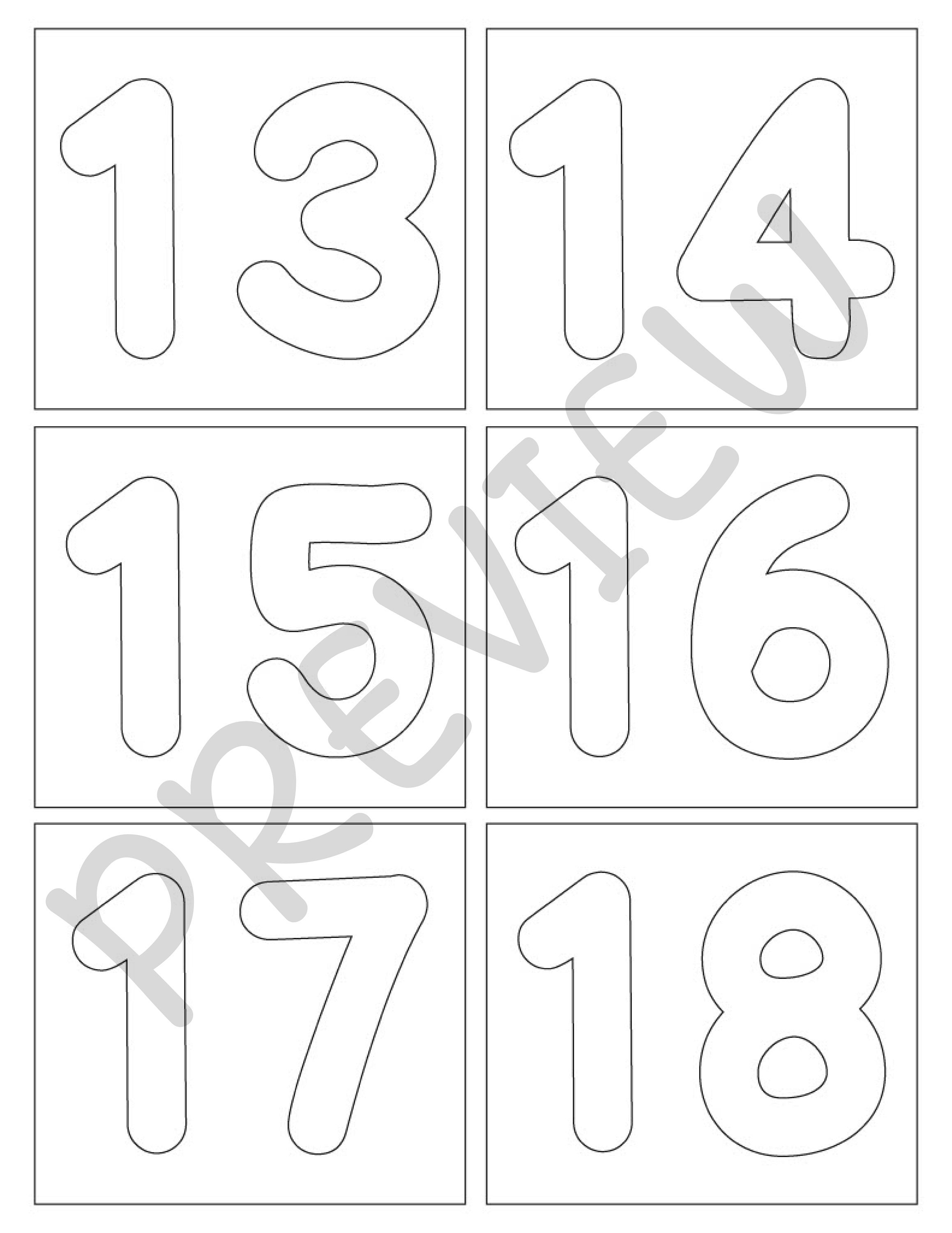 Números del 1 al 100: calcar, colorear y escribir arcoíris, hojas de ...