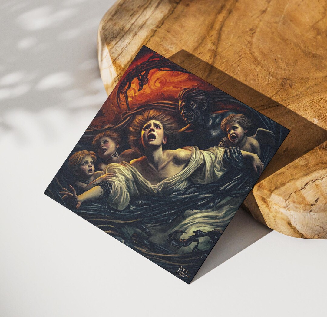 The Grasp of Perdition Original Art Print - Etsy