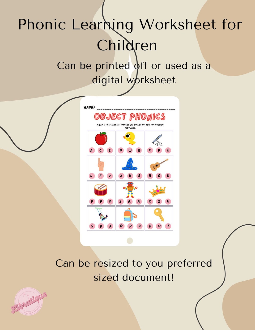 Children Learning Phonics Printable Elearning Instant Download ...