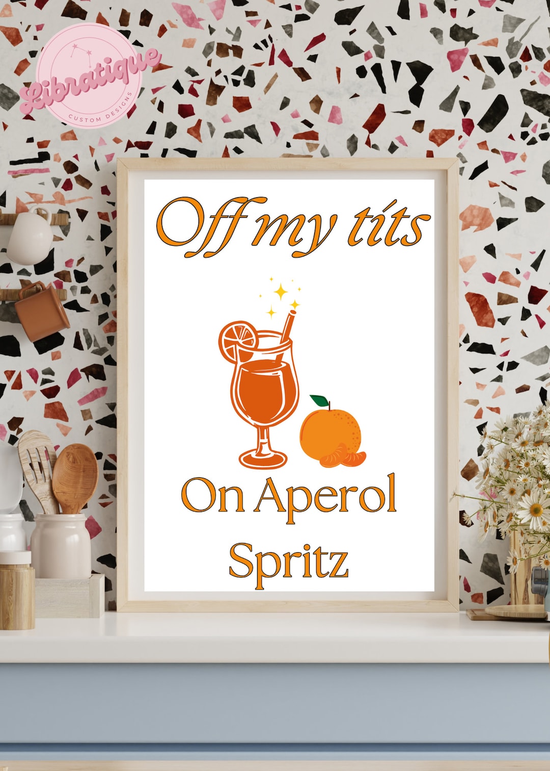 Humour Aperol Spritz Wall Art Aperol Spritz Humorous Digital Wall Art ...
