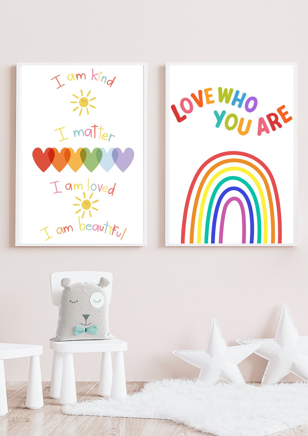 Kids Affirmation Prints | Positive Self-esteem Decor (digital Download ...
