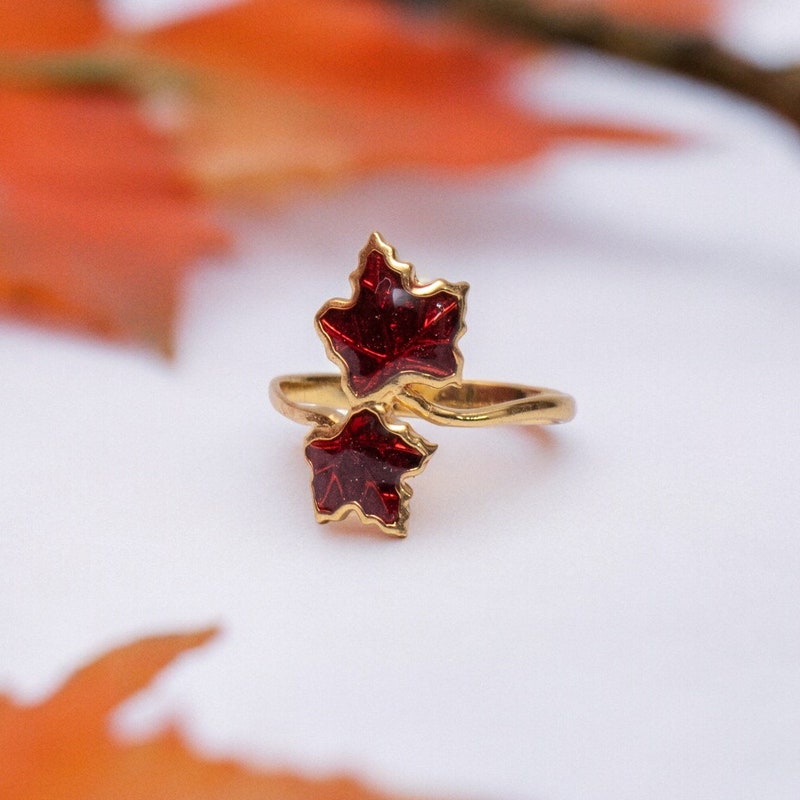 Leaf Ring - Etsy