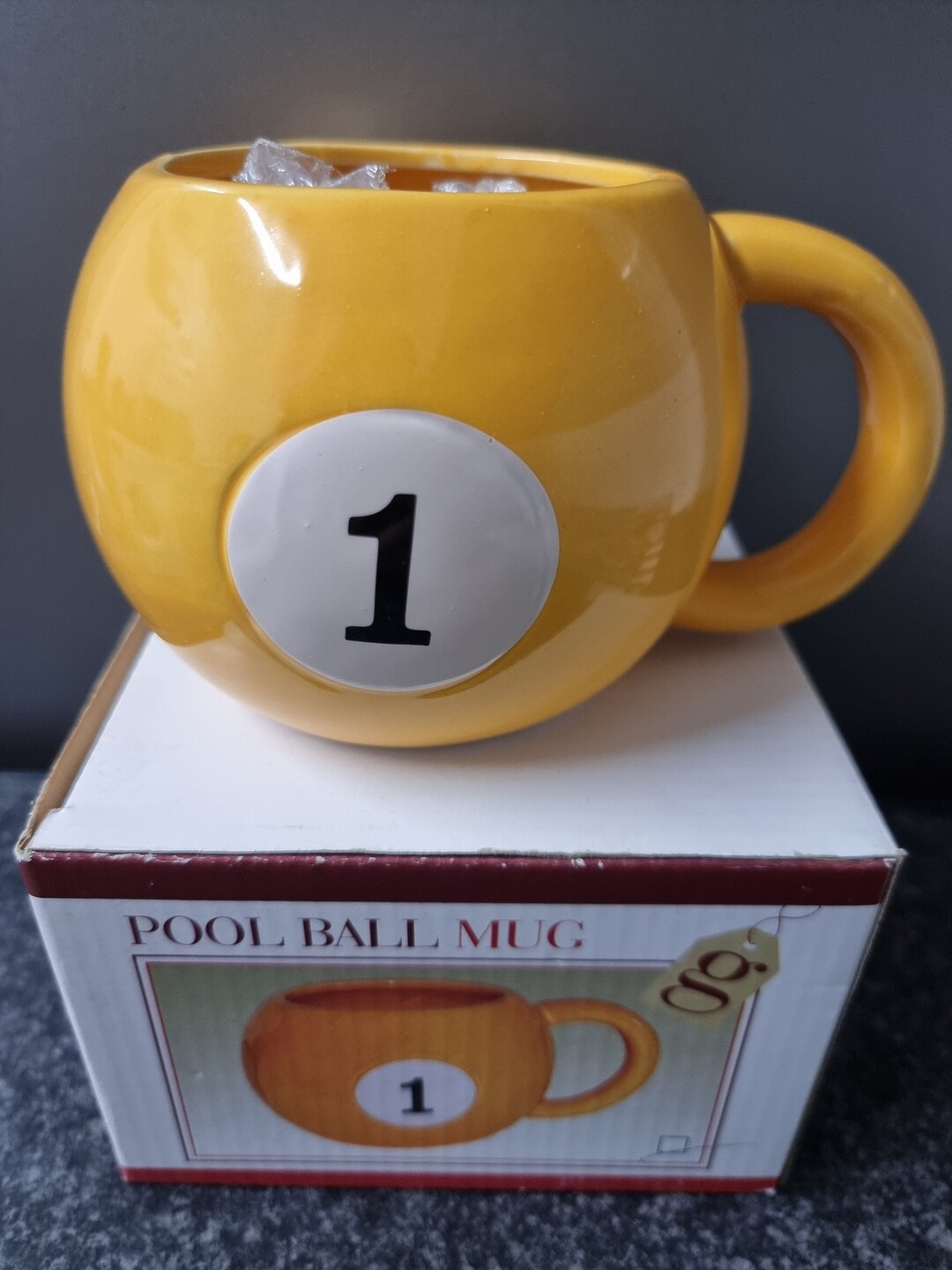 Pool Ball Mug Vintage Tea Coffee Cup New in Box by Gift Works - Etsy