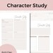 Bible Character Study Pages| Biblical Character Study Printable Page ...