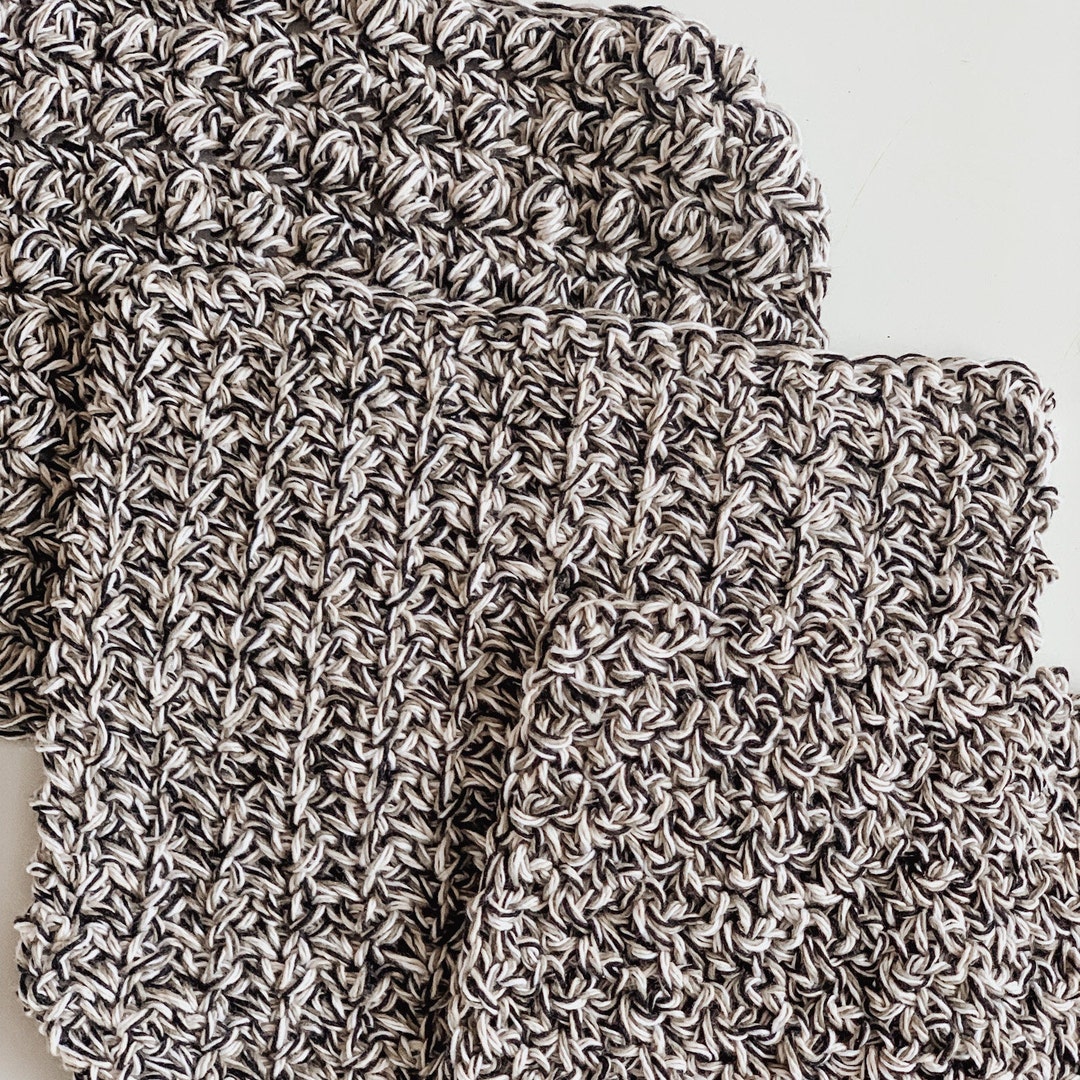 Set of 3 Eco-friendly Boho Farmhouse Crochet Dishrags | Handmade ...