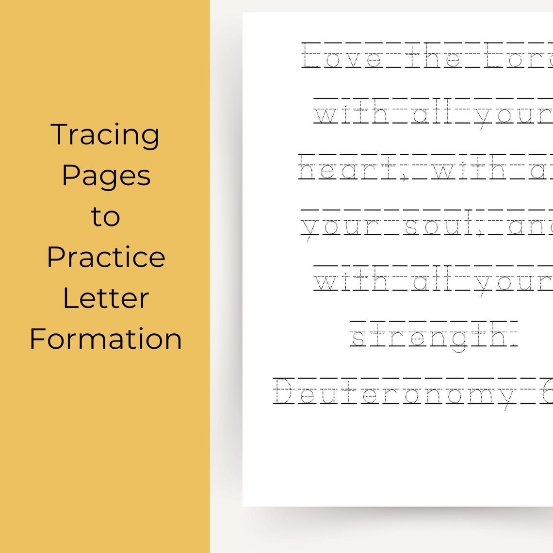 Bible Verse Copywork Pages | Scripture Memorization Print Copywork ...