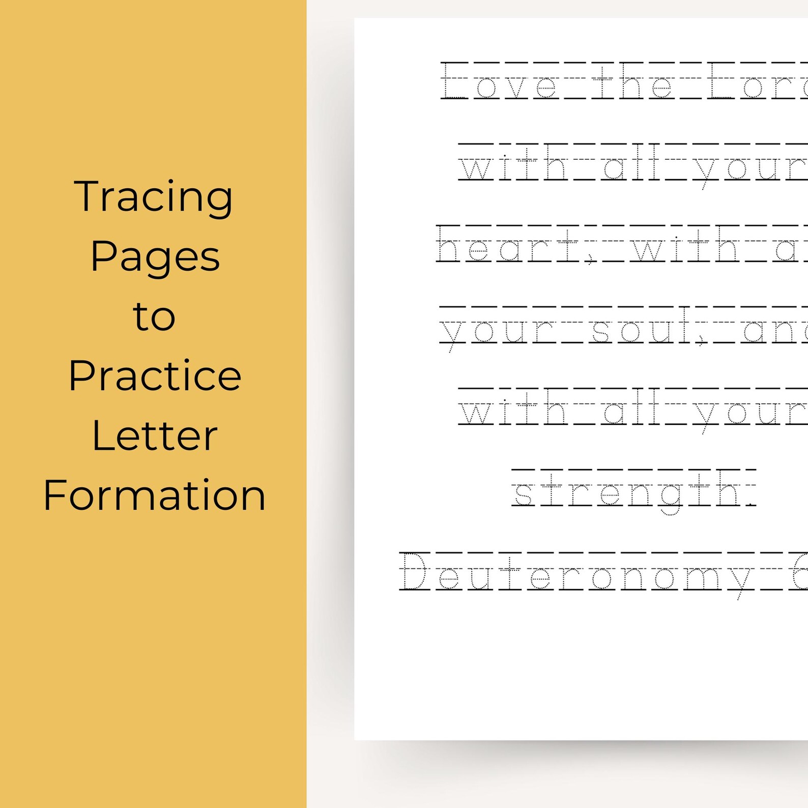 Bible Verse Copywork Pages | Scripture Memorization Print Copywork ...