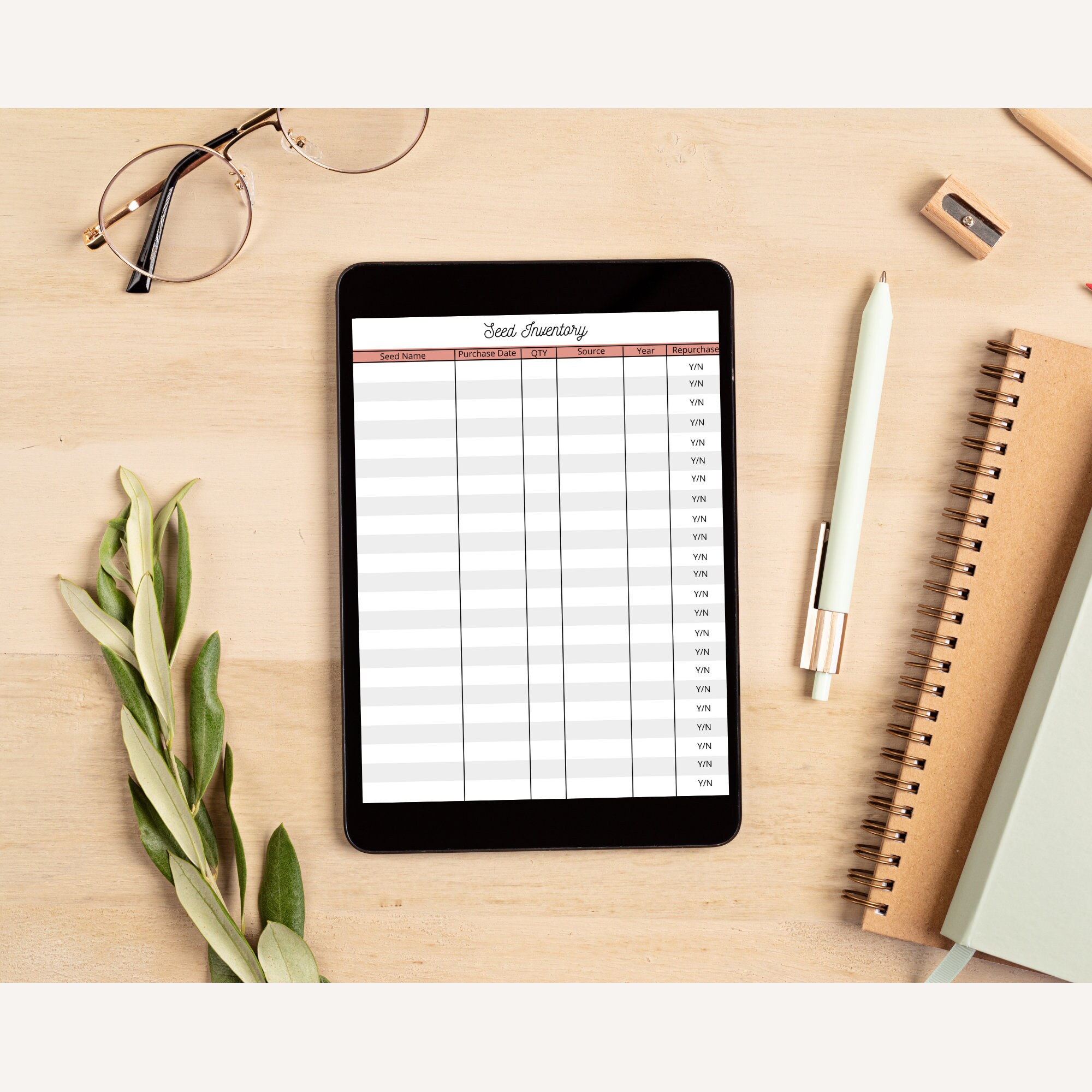 Seed Starter Tracker Seed Inventory Garden Planning Instant Download - Etsy