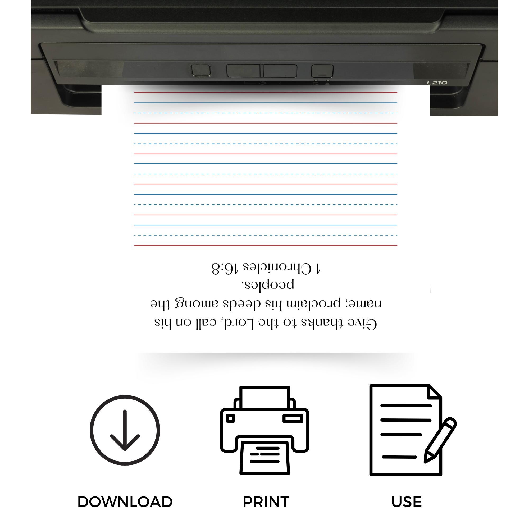 Bible Verse Copywork Pages | Scripture Memorization Print Copywork ...