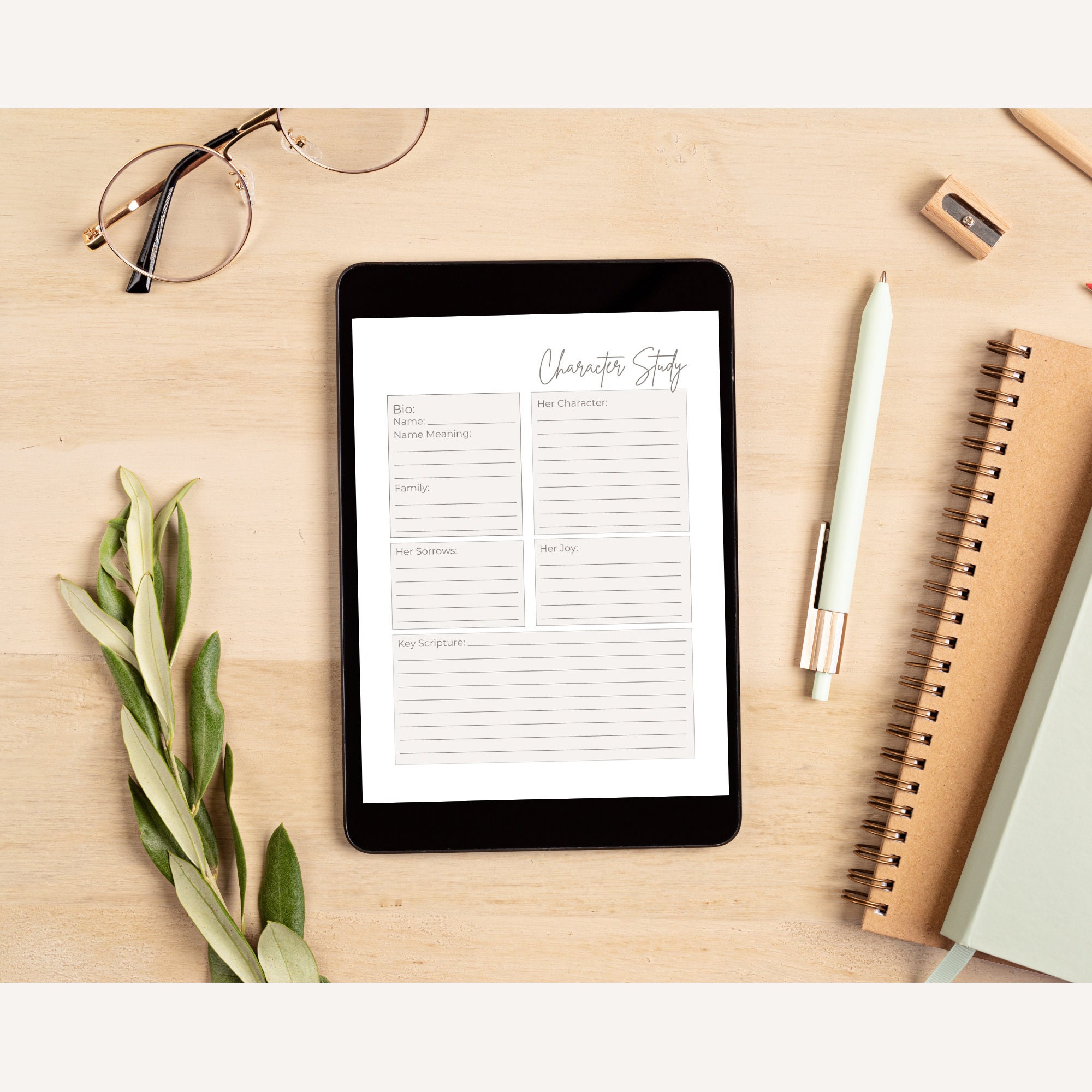 Bible Character Study Pages| Biblical Character Study Printable Page ...
