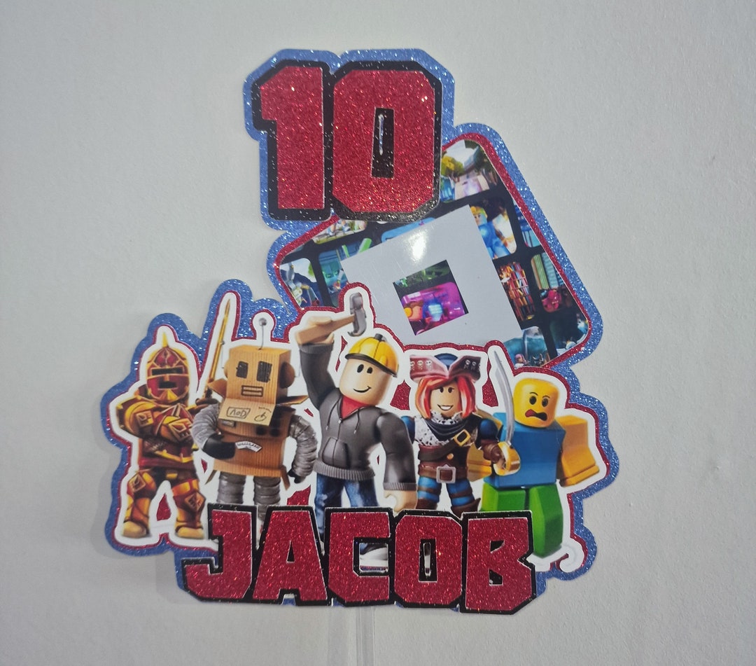 Roblox Themed Cake Topper - Etsy UK