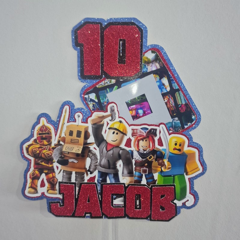 Roblox Cake Topper - Etsy UK