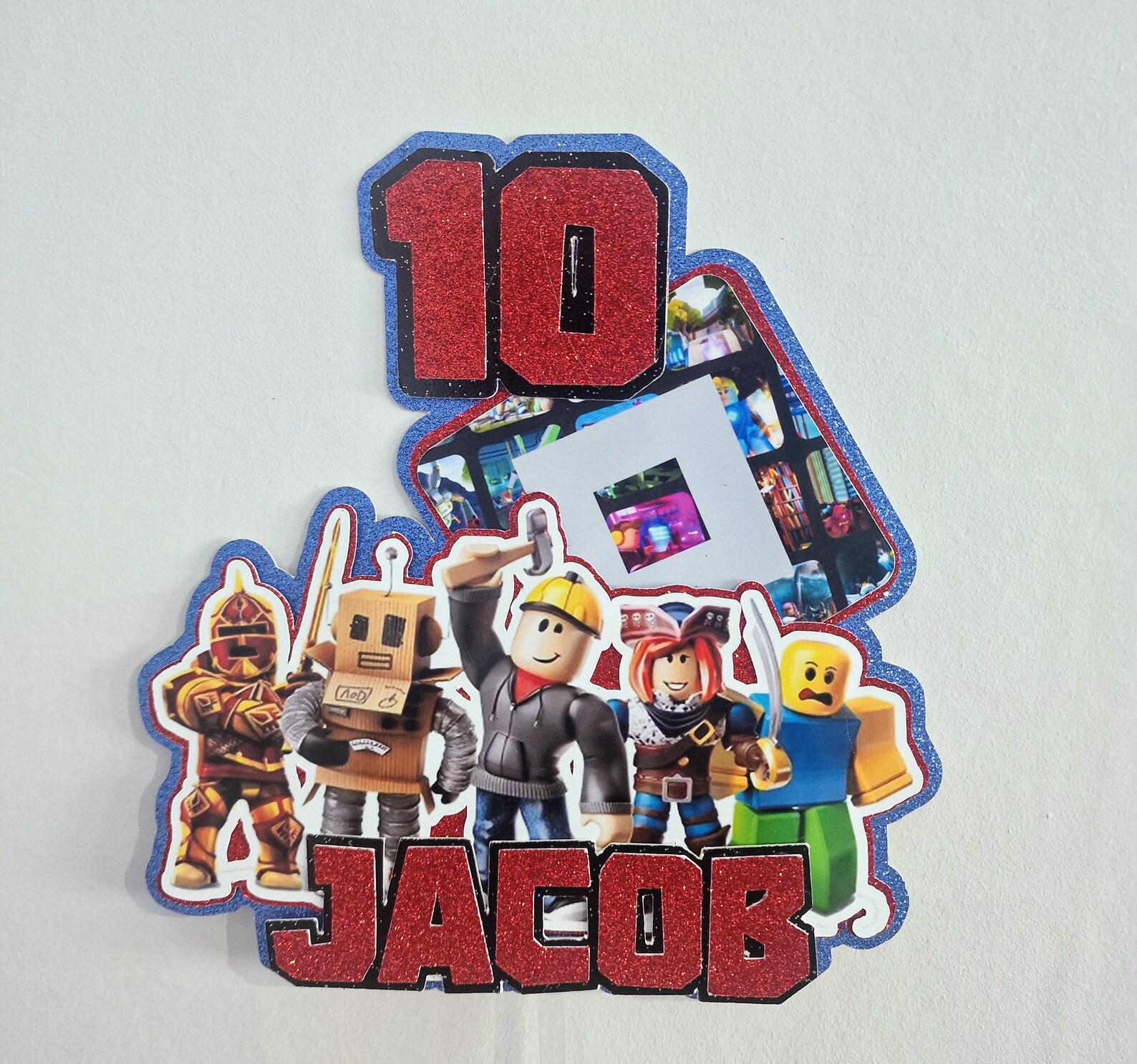 Roblox Themed Cake Topper - Etsy UK