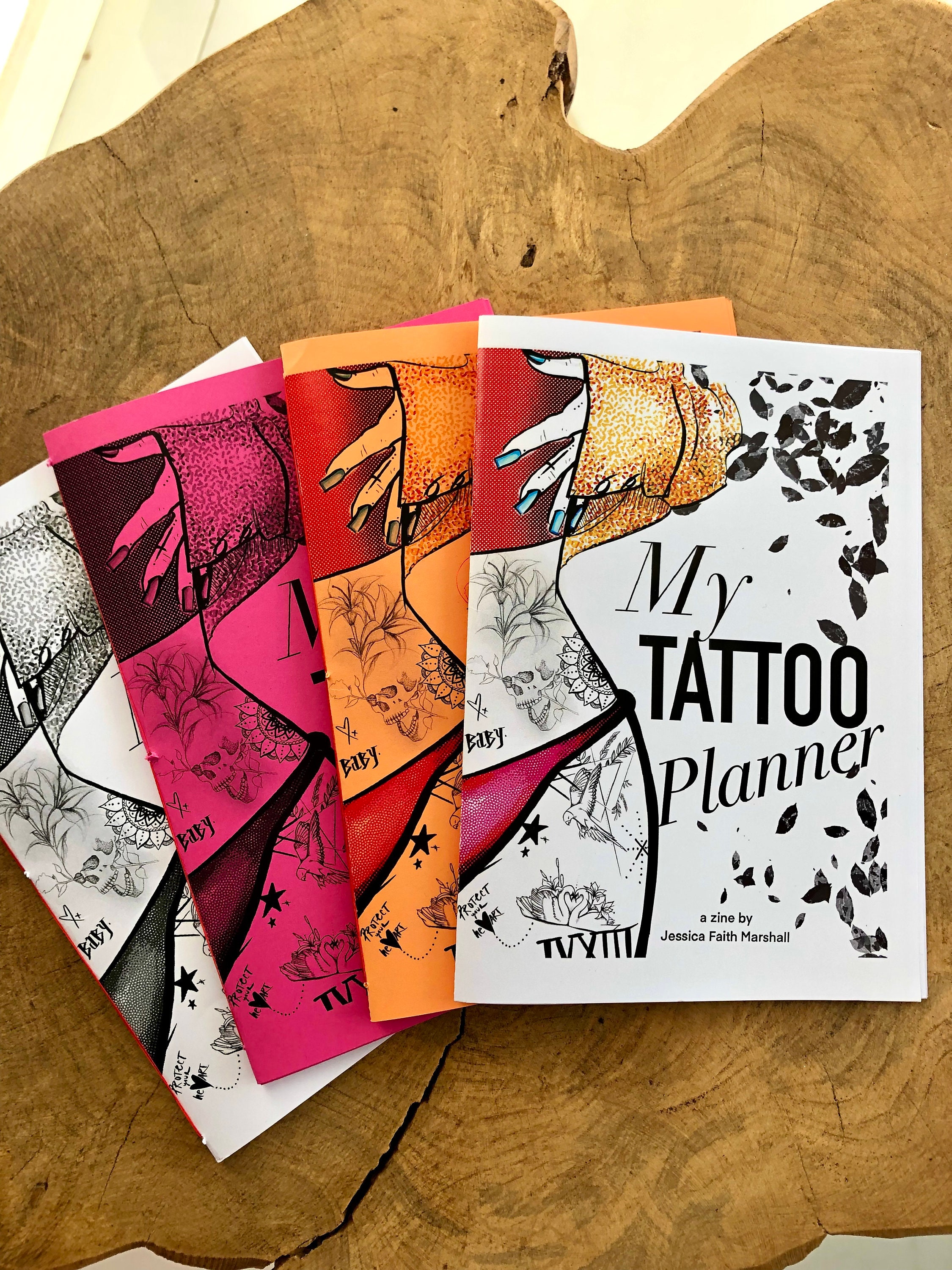 Digital Download My Tattoo Planner Interactive Zine | Draw & Plan Your ...