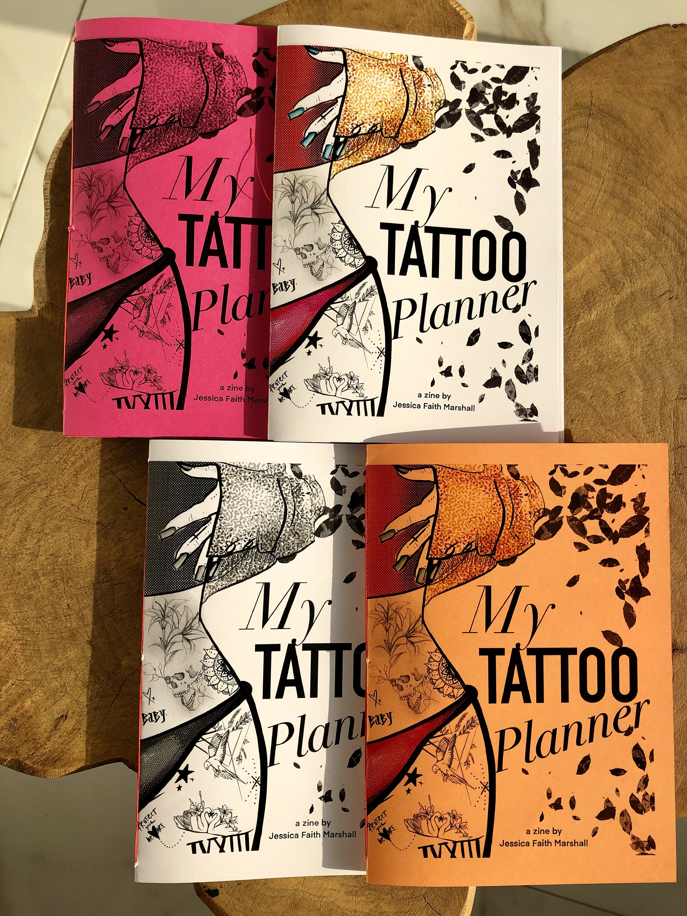 Digital Download My Tattoo Planner Interactive Zine | Draw & Plan Your ...