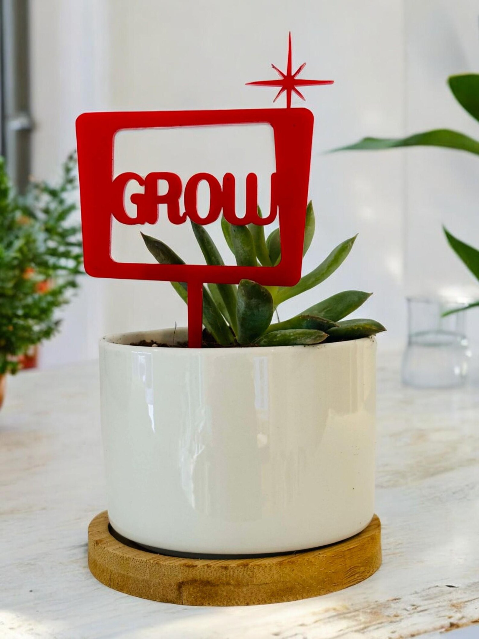 Mid Century Modern Plant Stakes - Etsy