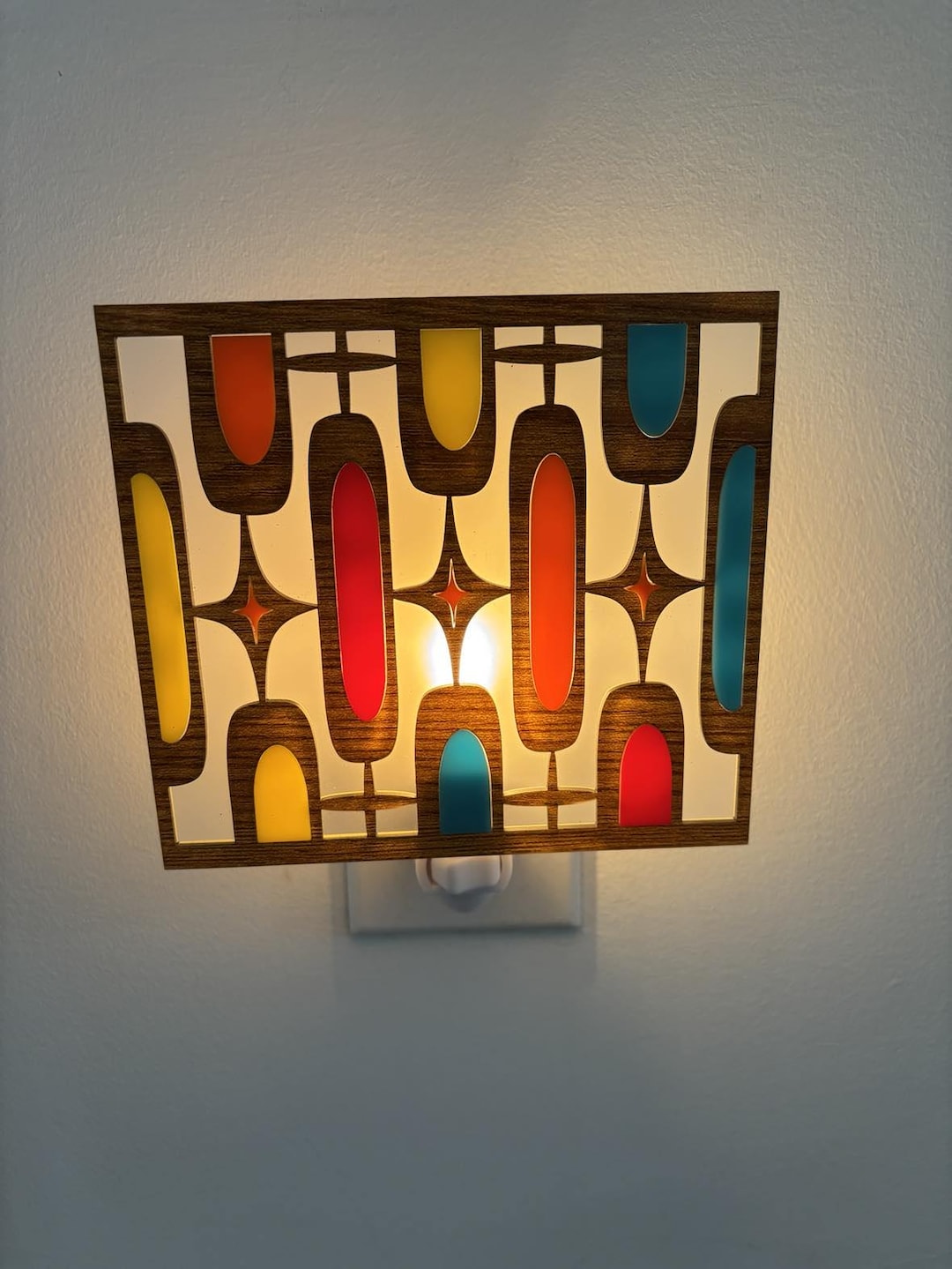 Mid Century Modern Style Night Light - Etsy