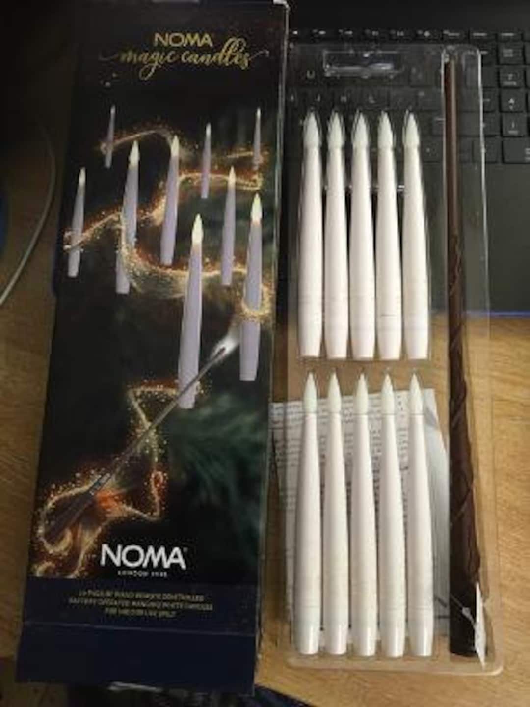 Floating WHITE Candles (battery Operated) With 'wand' Remote Control ...