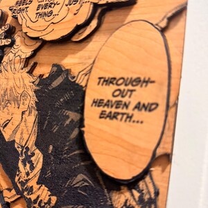 Satoru Gojo Awakening Comic Strip Laser Cut SVG File - Etsy