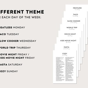 Meal Planning Binder, Meal Rotation Made Easy, Family Dinner Ideas ...