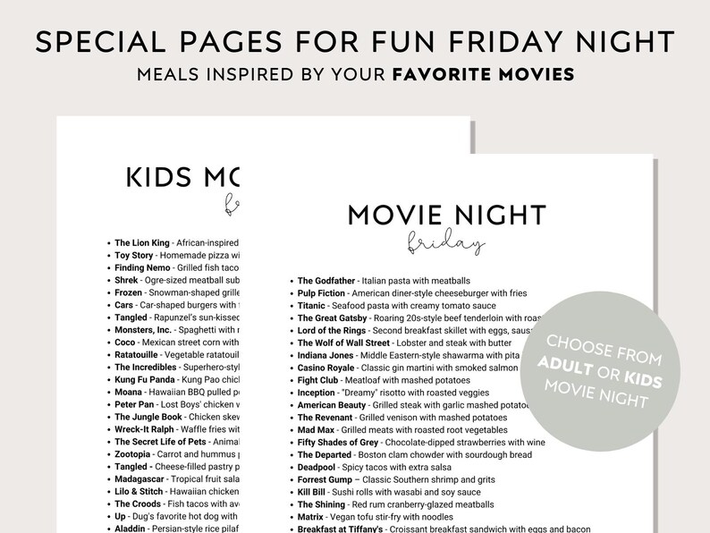 Meal Planning Binder, Meal Rotation Made Easy, Family Dinner Ideas ...