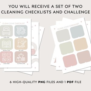 Kids Room Cleaning Checklist Game, Visual Tasks Chore Chart, Easy Daily ...