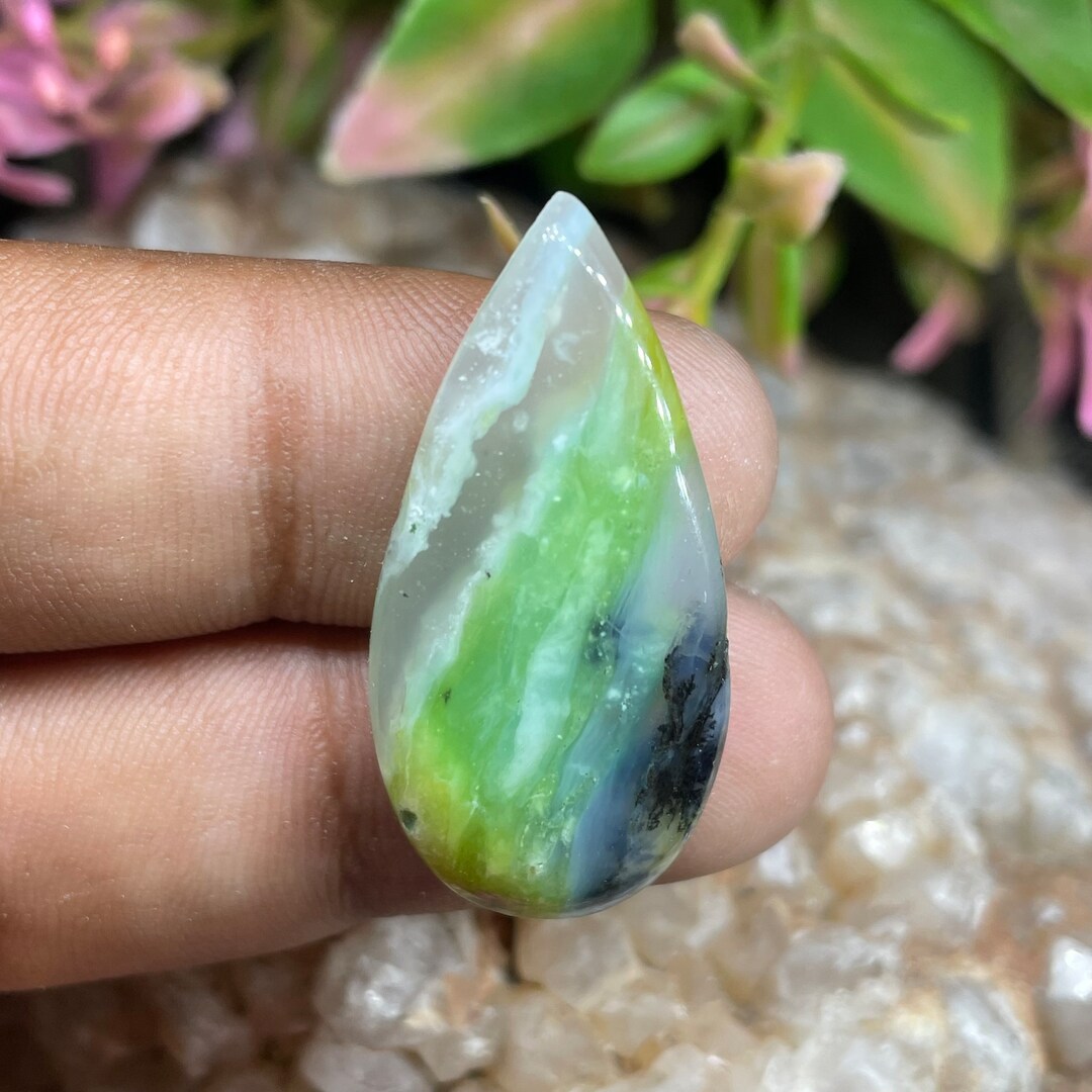 A Unique Beautiful Peru Opal 100 % Natural Blue Peruvian Opal Gemstone ...