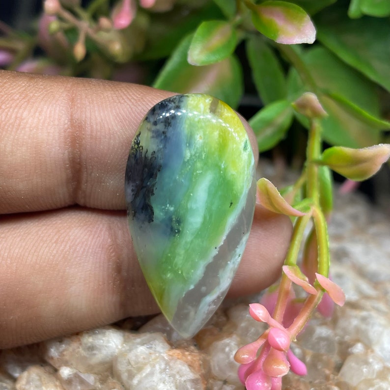A Unique Beautiful Peru Opal 100 % Natural Blue Peruvian Opal Gemstone ...