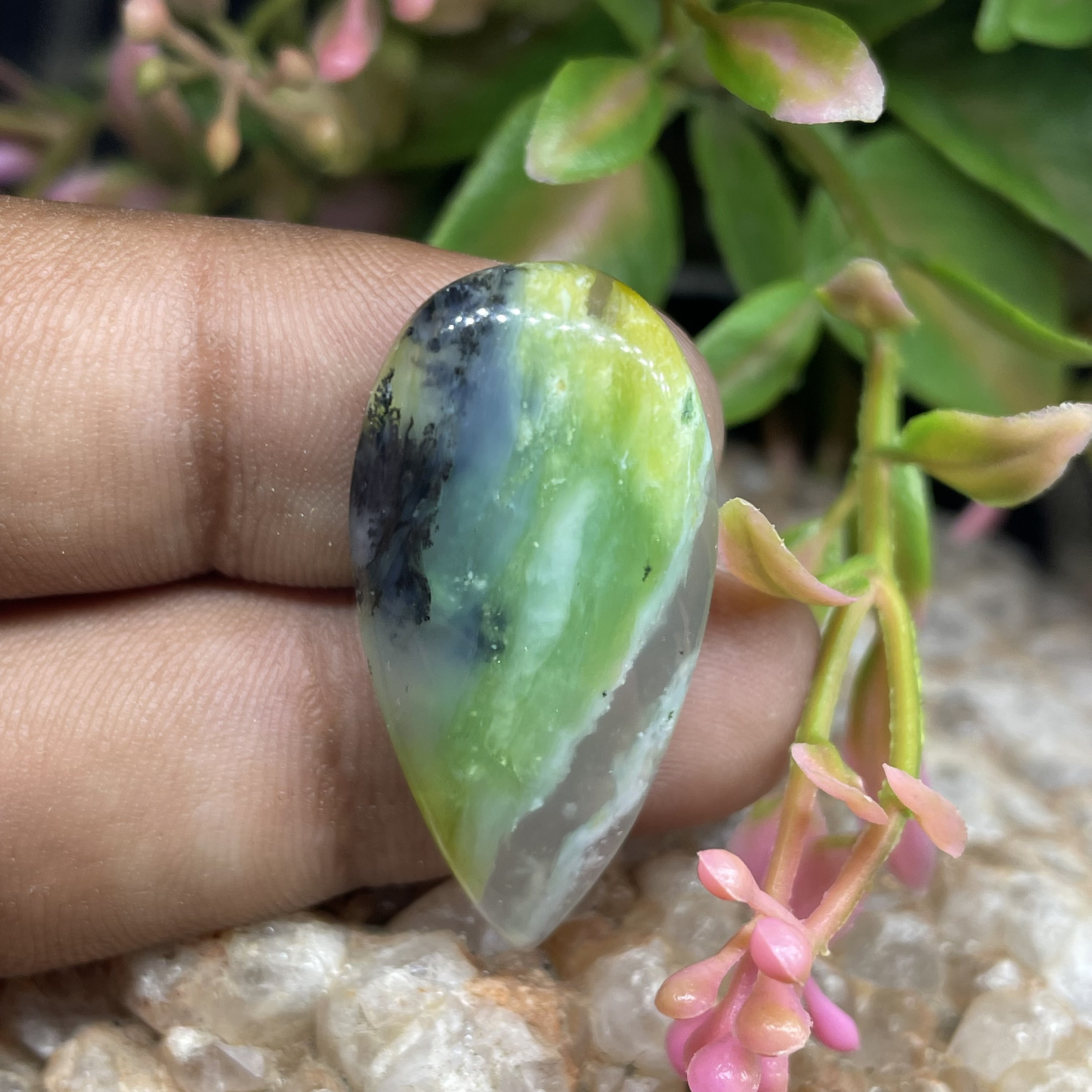 A Unique Beautiful Peru Opal 100 % Natural Blue Peruvian Opal Gemstone ...