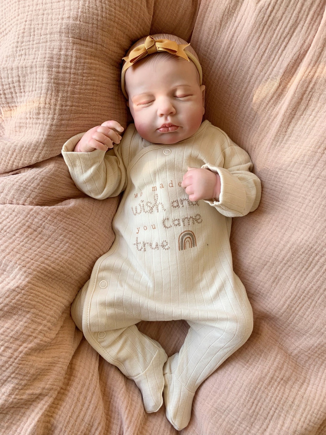 5 Pounds Weighted Newborn Lifelike Reborn Baby Doll 20 Inch Baby Girl ...