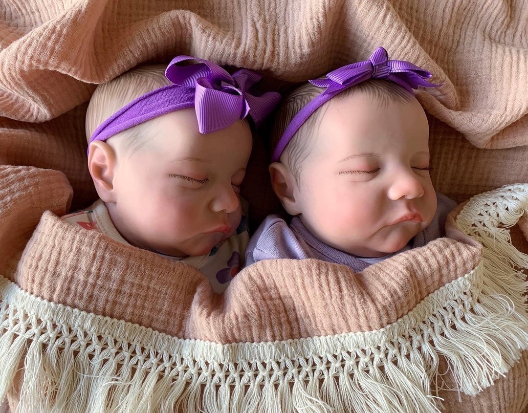Reborn Baby Girl TWINS 19 5lbs Fully Weighted Newborn Doll - Etsy