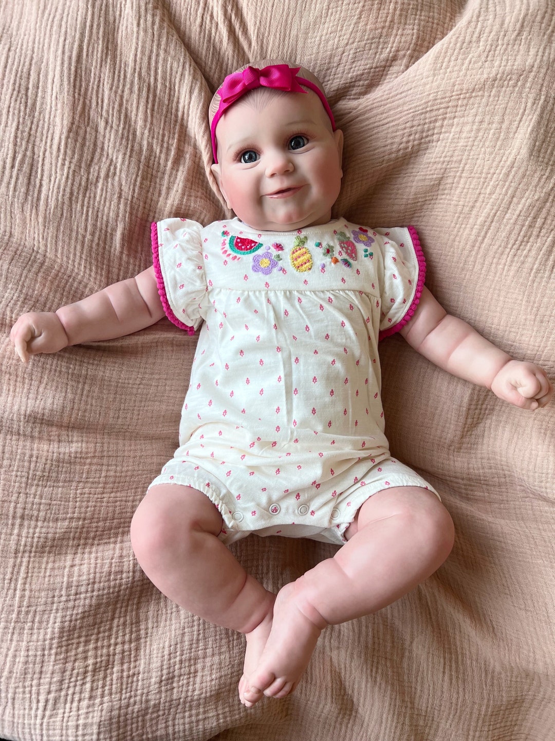 9 Pounds Lifelike Reborn Baby Doll 24 Weighted Newborn Baby Girl/boy ...