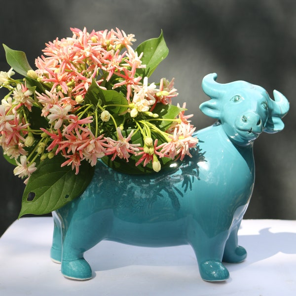 Ceramic Buffalo - Etsy